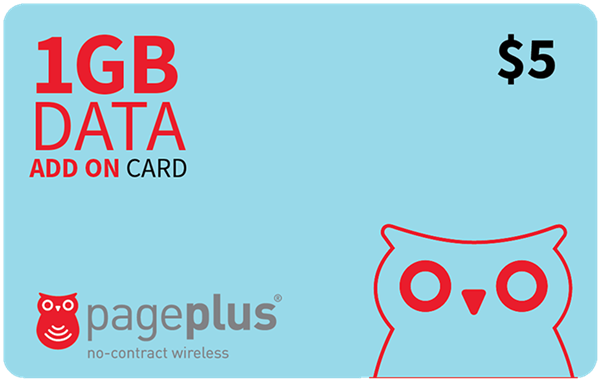 Page Plus Data Add-On – PrePaid Phone Zone