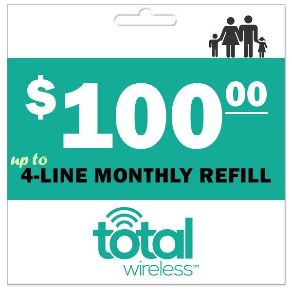 Total Wireless Monthly Refill Plans – PrePaid Phone Zone