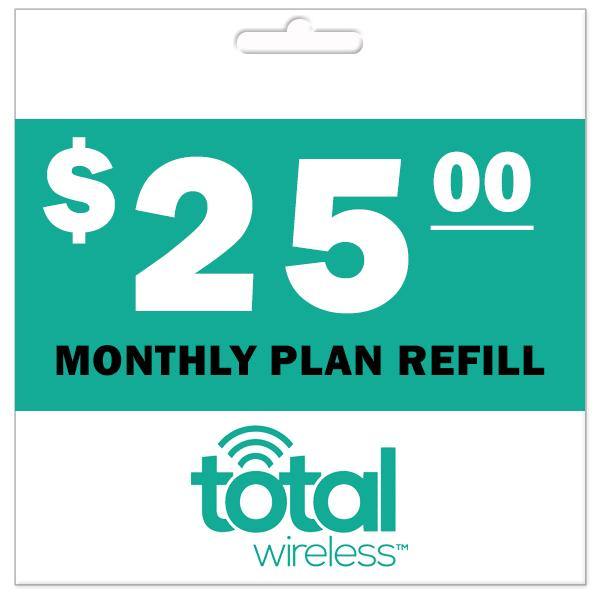 Total Wireless Monthly Refill Plans – PrePaid Phone Zone